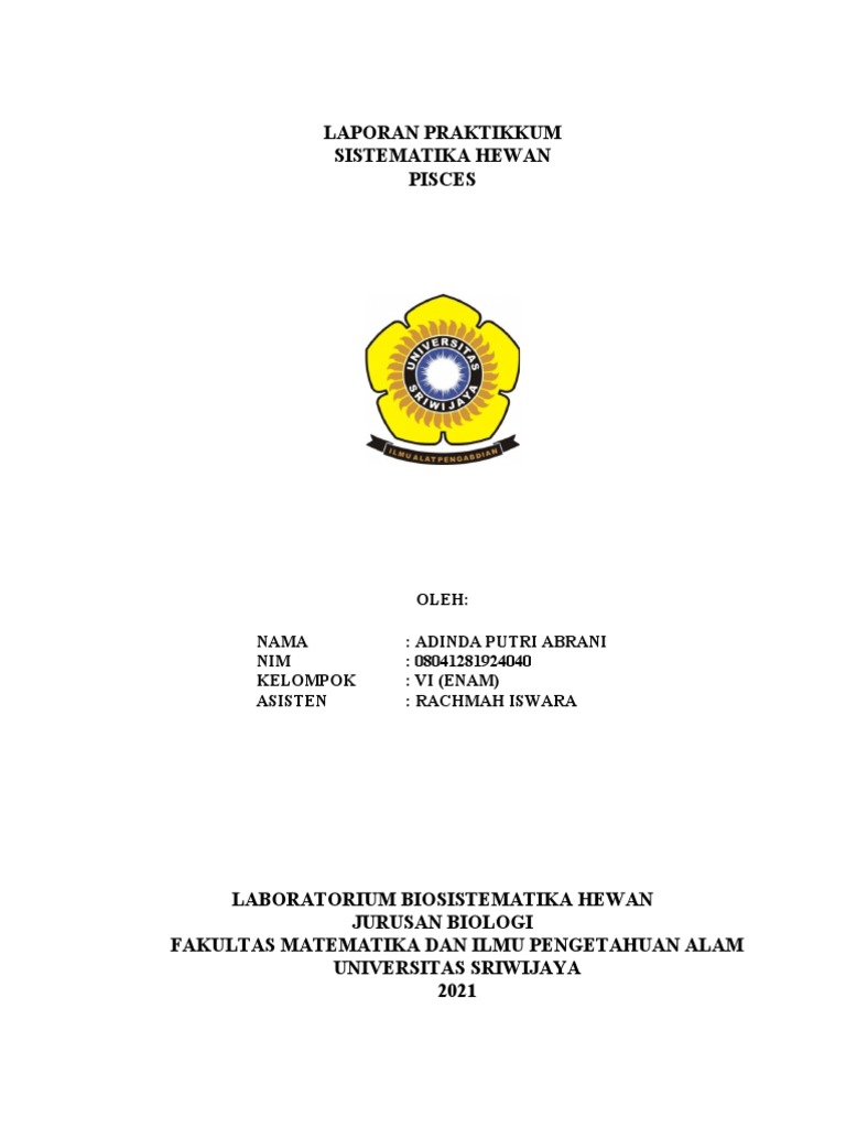 Praktikum Morfologi Ikan Filum Pisces | PDF