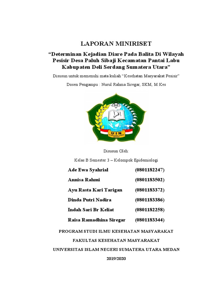 Laporan Hasil Miniriset | PDF