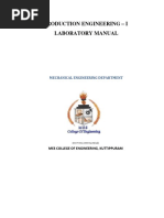 EIM Lab Manual | PDF | Surface Roughness | Screw