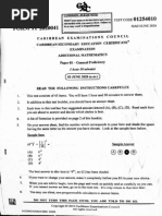 CSEC Add Math Paper 1 Booklet (2015 - 2022) | PDF | Trigonometric ...