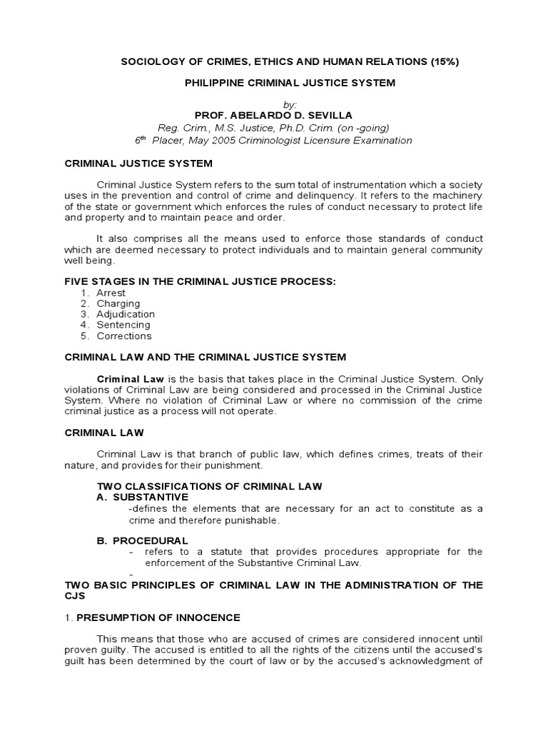 Criminal Justice System | PDF | Pardon | Prosecutor