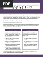 Catholic Virtues Worksheet | PDF | Courage | Faith