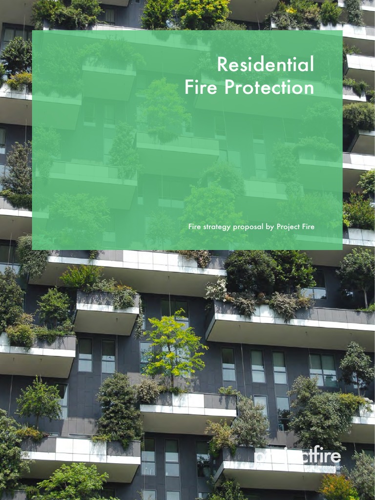 Residential Fire Protection Proposal | PDF | Fire Sprinkler System | Pump