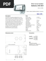 Tyco Minerva t2000 | PDF | Relay | Sensor