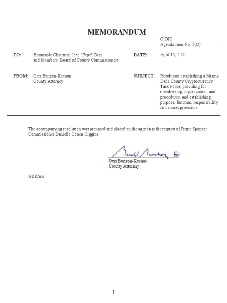 Task Force Proposal | Download Free PDF | Cryptocurrency | Policy