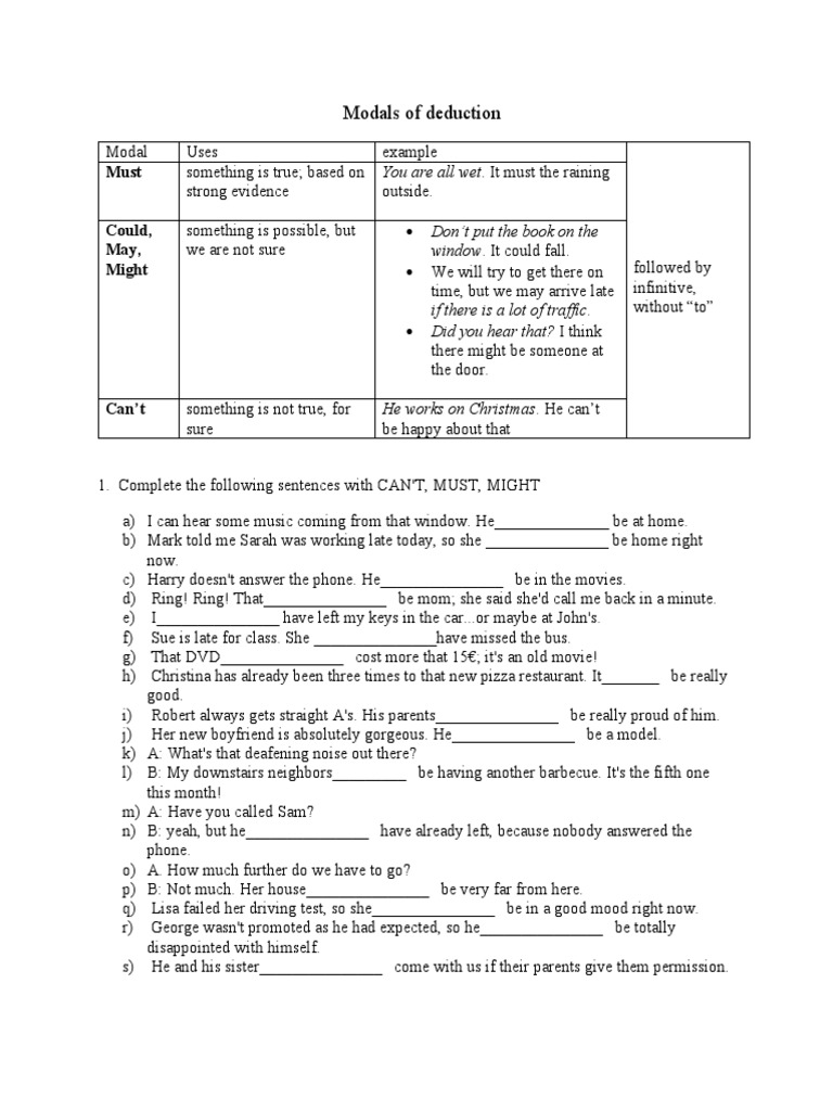Modes of deduction | PDF