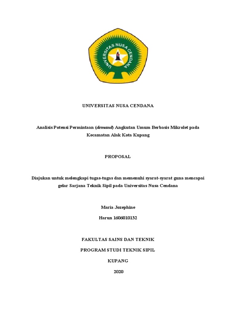 Naskah Proposal - Maria Harun | PDF