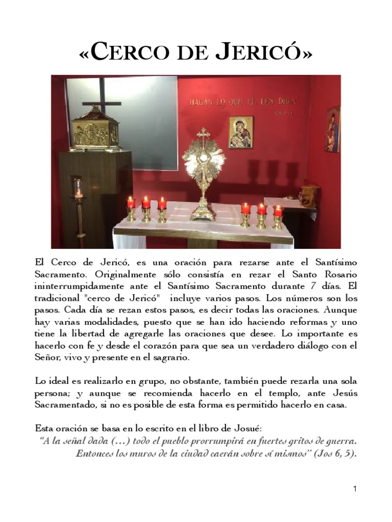 Cerco de Jericó 2020 1 | PDF | Arca de la Alianza | Joshua