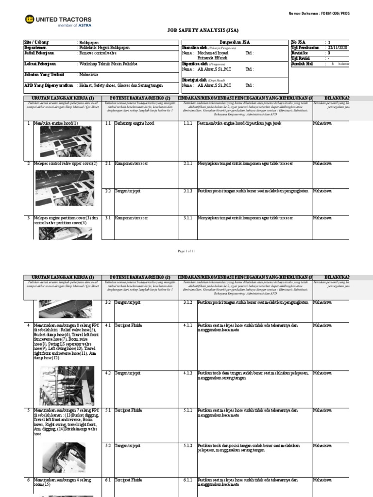 JSA Removal Control Valve | PDF
