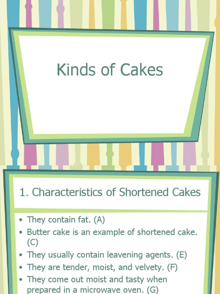 An In-Depth Exploration of Cake and Cookie Types, Characteristics ...