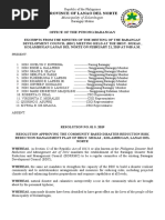 Kagawad Resolution | PDF