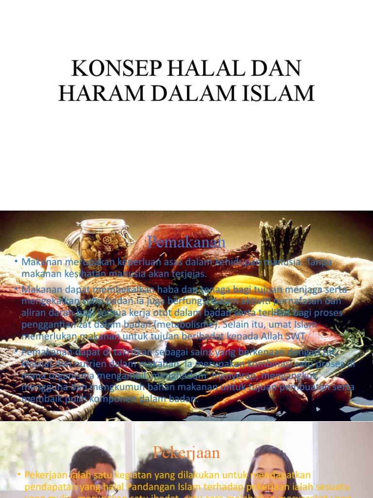Konsep Halal Dan Haram Dalam Islam | PDF