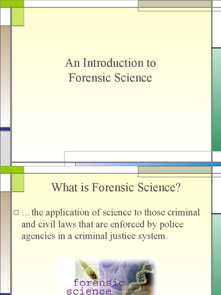 Introduction To Forensics | PDF | Forensic Science | Forensics