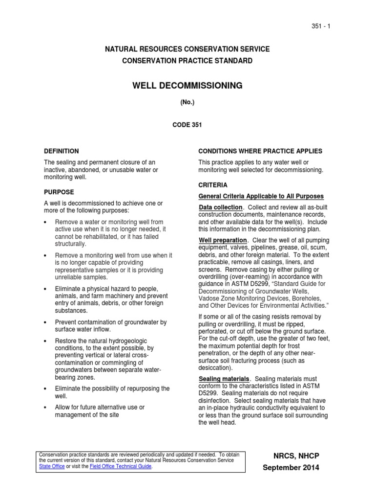 Decommissioning Abandoned Wells: Sealing and Permanently Closing ...