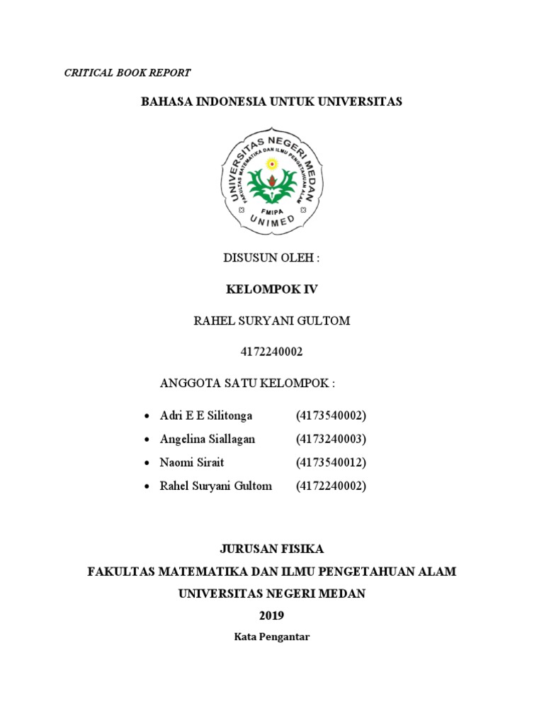 CBR B. Indo Rahel Suryani G | PDF