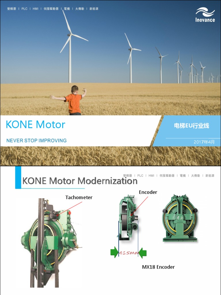 KONE Motor Modernization - Final | PDF | Brake | Equipment