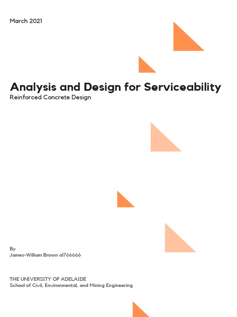 Analysis and Design For Serviceability Excel | PDF | Technology ...