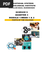 Volcanoes: Types and Parts for Grade 9 | PDF | Volcano | Lava