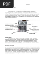 Parts of A Calculator | PDF | Teaching Methods & Materials