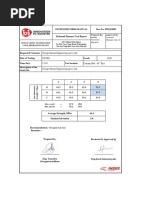 Concrete Cube Test Report Format | PDF | Building | Building Engineering
