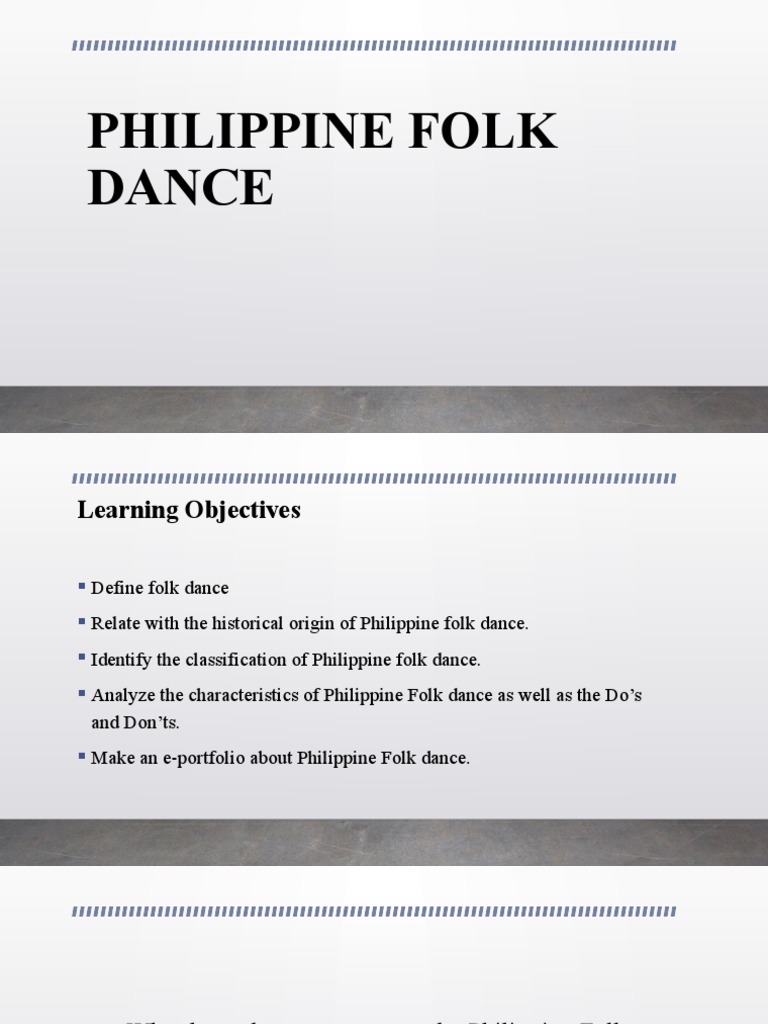Philippine Folk Dance PPT 2020 2021 | PDF | Dances | Folklore
