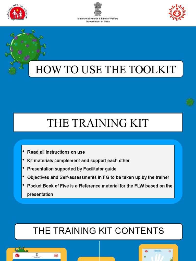 Training Kit Usage Guide for Facilitators | PDF | Facilitator ...