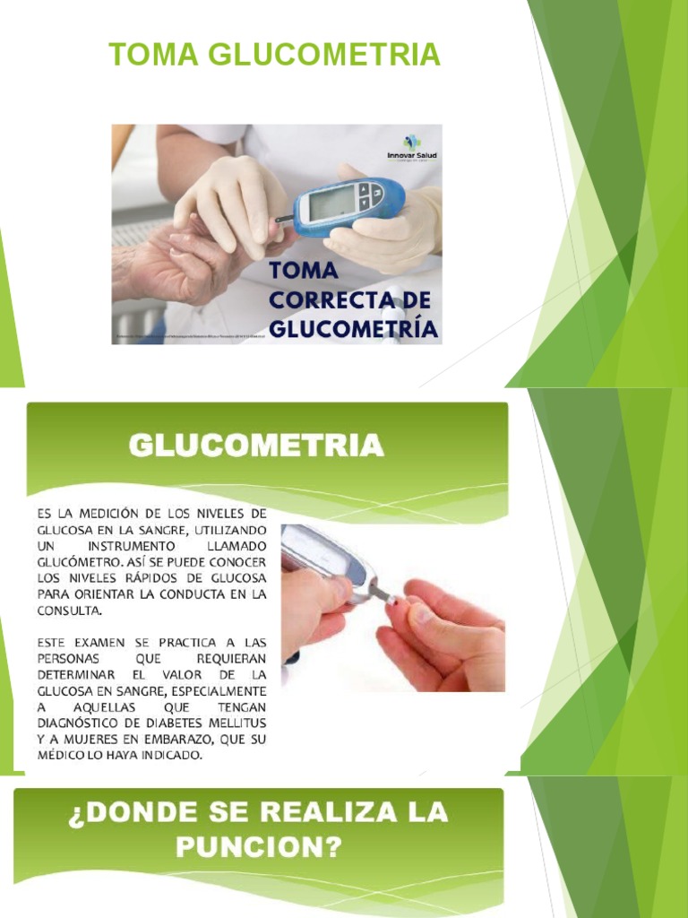 Guía para la toma de glucometría capilar | PDF