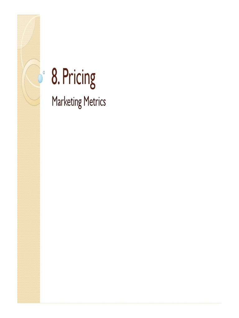 Pricing Strategies and Metrics: Understanding Methods for Determining ...