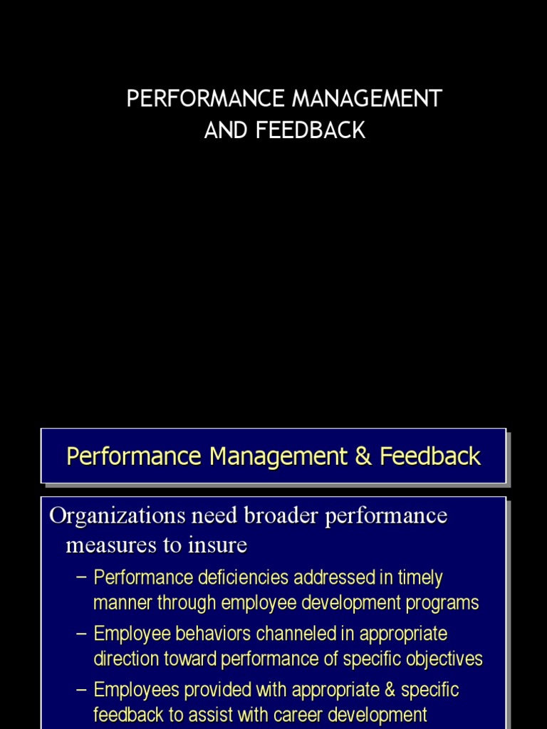Jeffrey A. Mello 4e - Chapter 10 - Performance Management and Feedback | Download Free PDF ...