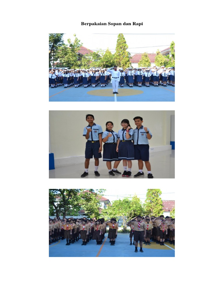Berpakaian Sopan Dan Rapi | PDF
