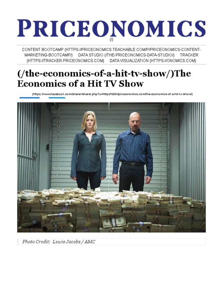 The Economics of A Hit TV Show | PDF | Netflix | Fox Broadcasting Company