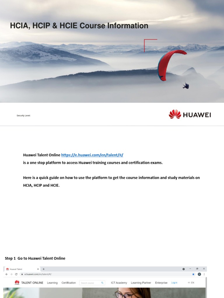 HCIA, HCIP & HCIE Course Information Guide | PDF | Computers