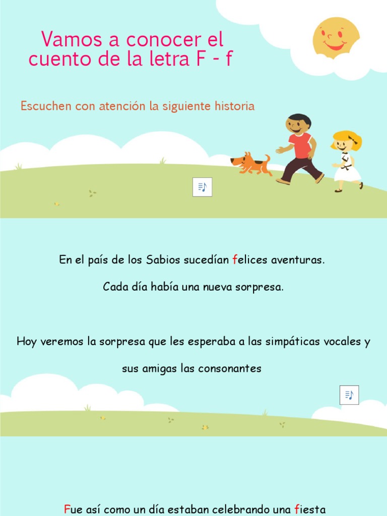 Cuento de la letra F para niños | PDF