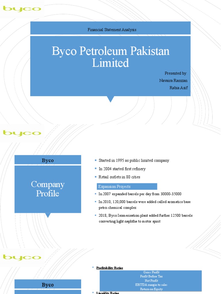 Byco Petroleum Financial Analysis Report | PDF | Equity (Finance) | Net ...