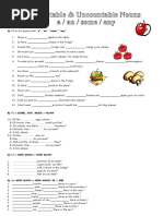 Quantifiers, Worksheet A2 | PDF