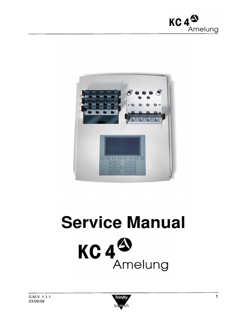 Trinity Amelung KC4 - Service Manual | PDF | Resistor | Power Supply