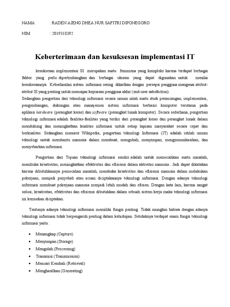 Resume SIM Chapter 15 | PDF