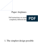 A350 Paper Plane PDF | PDF | Vehicle Design | Aircraft Configurations