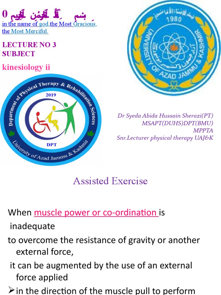 Kinesiology Ii: Lecture No 3 Subject | PDF | Muscle | Force