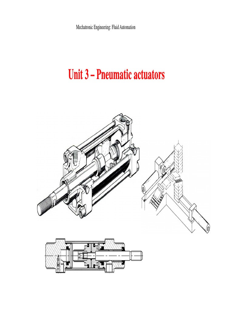 Fluid Automation - Unit 3 - White | PDF | Piston | Actuator
