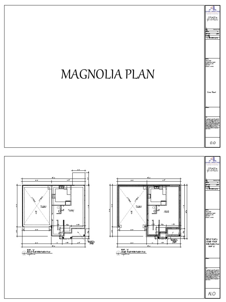 Magnolia Plan: Cover Sheet | PDF | Real Estate Law | Economic Sectors