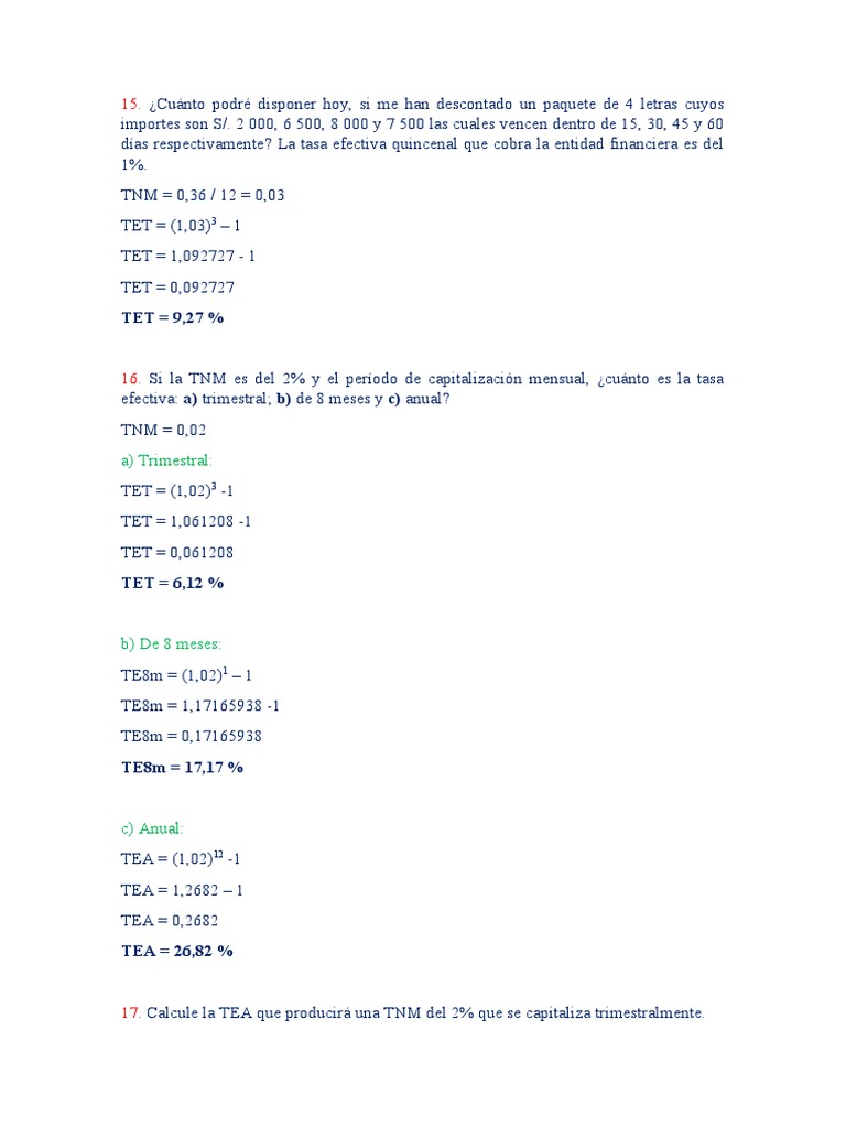 Ejercicios 2da Parte | PDF | Empresas | Dinero