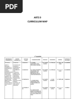 Curriculum Map Grade 9 - MAPEH | PDF | Multiple Choice | Cognitive ...