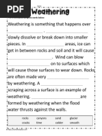 Answer Key Grade Six: Weathering and Erosion: Multiple Choice: (4 ...
