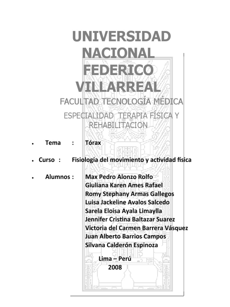Desarrollo y Anatomía del Tórax | PDF | Tórax | Pulmón
