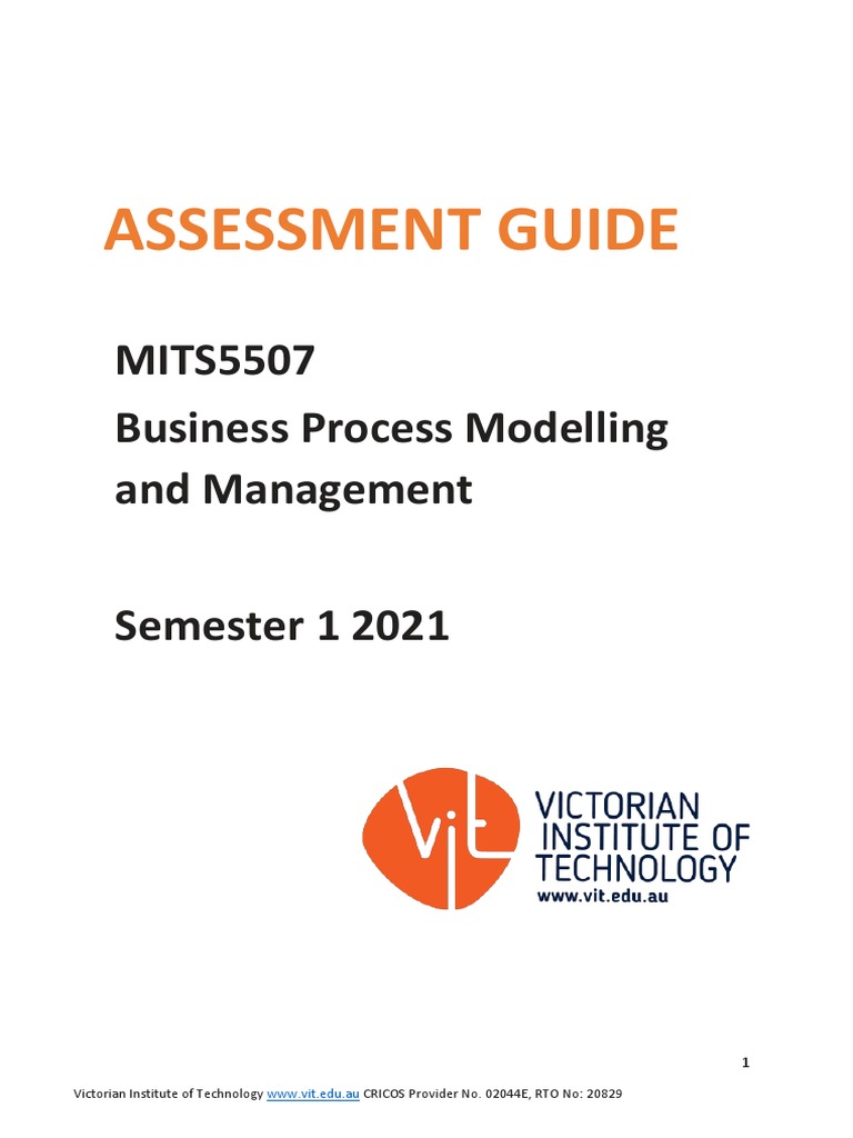 Business Process Modelling Assessment Guide | PDF | Academic Journal ...
