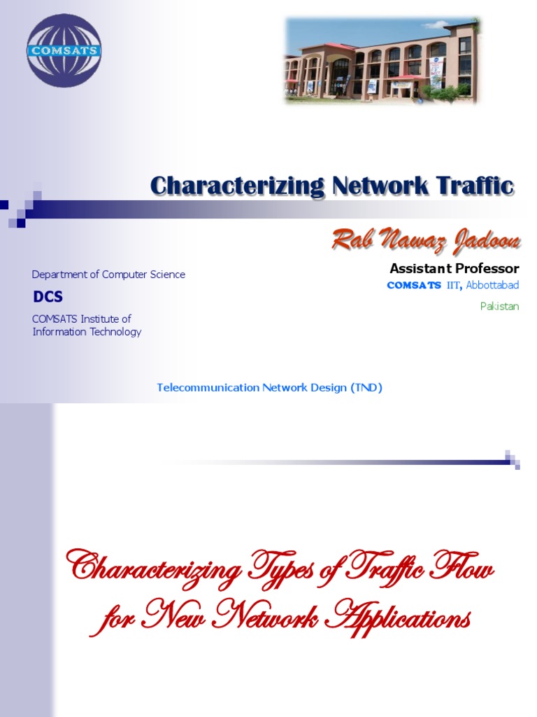 Lecture 8 Characterizing Network Traffic Part II by Rab Nawaz Jadoon | PDF | Routing | Internet ...
