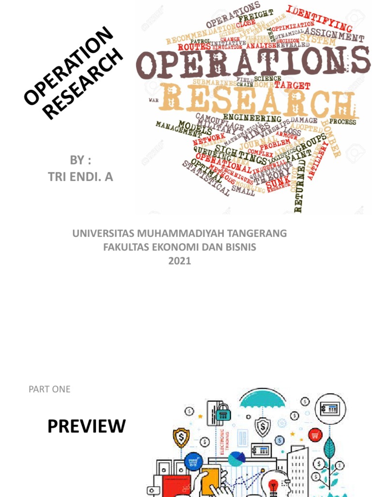 Operation Research 1 Pdf