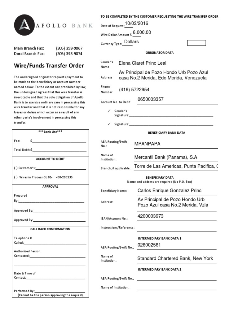 Microsoft Word - WT Form Test | PDF | Financial Services | Banking