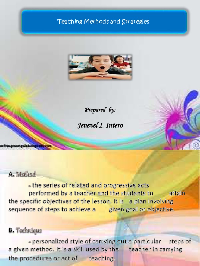 Teaching Methods and Strategies Guide | PDF | Teaching Method | Concept